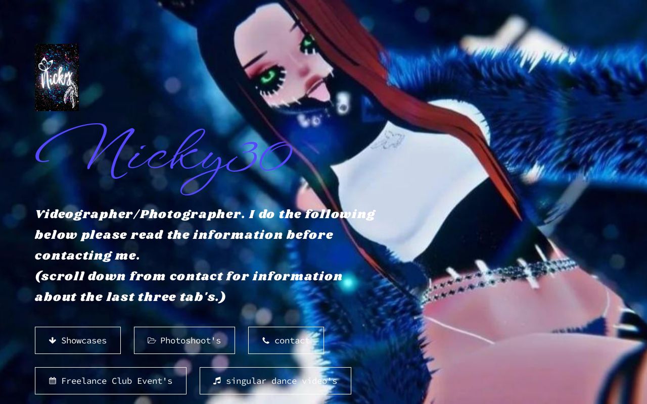 filming/photo information